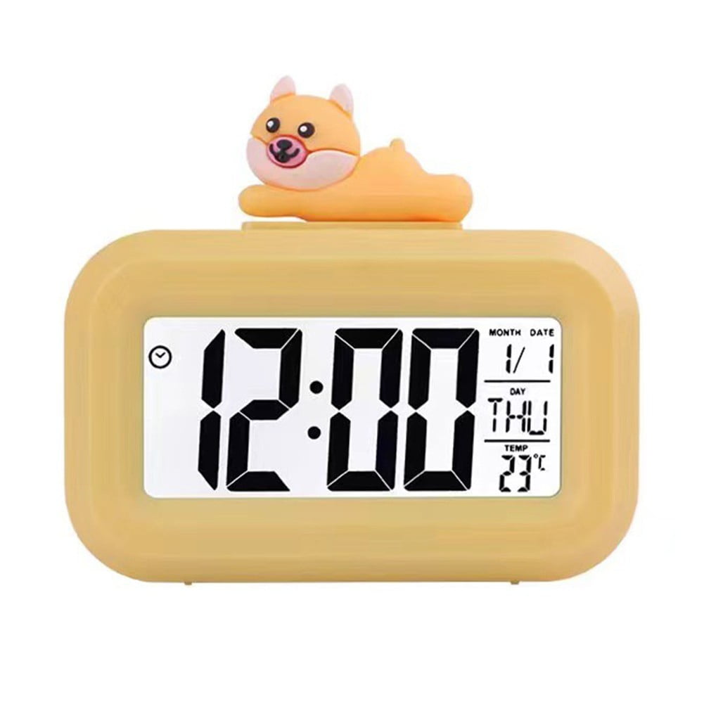 sentaili Cute Alarm Clock Cartoon Music Watch Study Reminder Clock ...