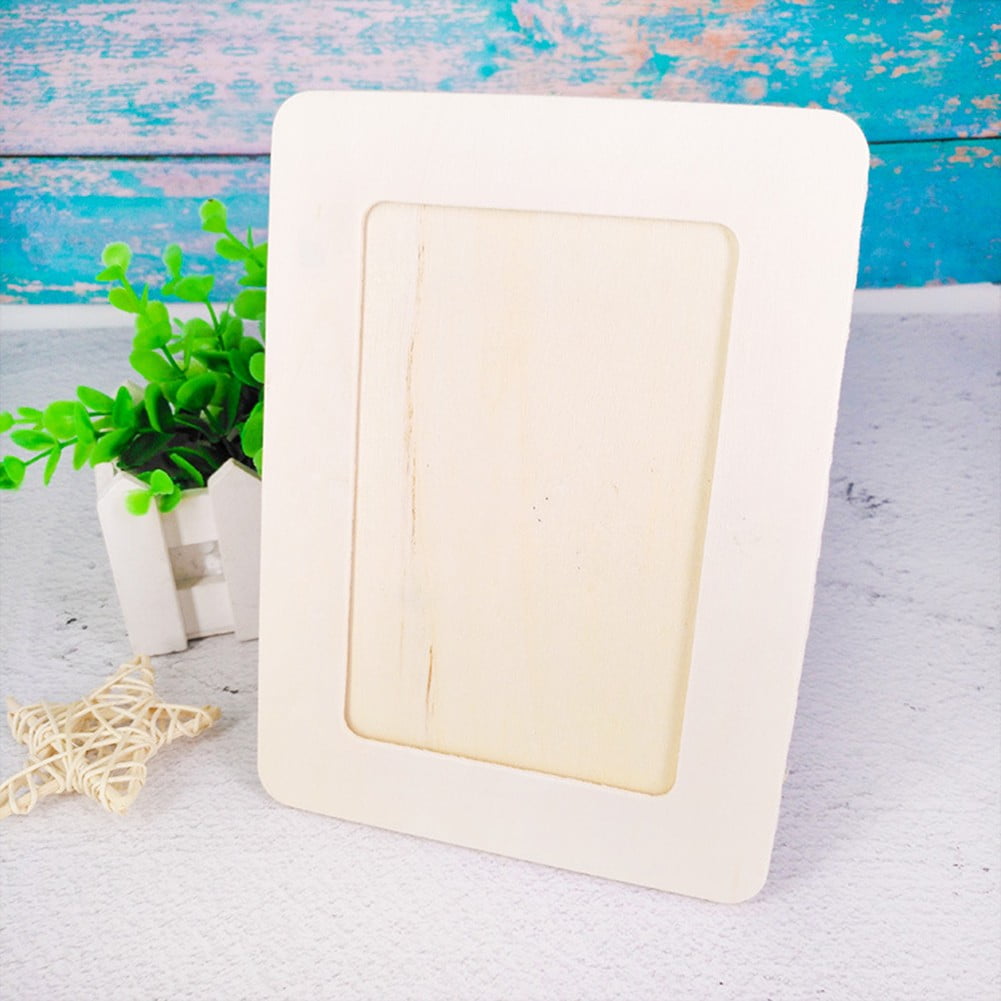 sentaili Diy Wooden Photo Frame Snowflake Mud Frame Accessories ...