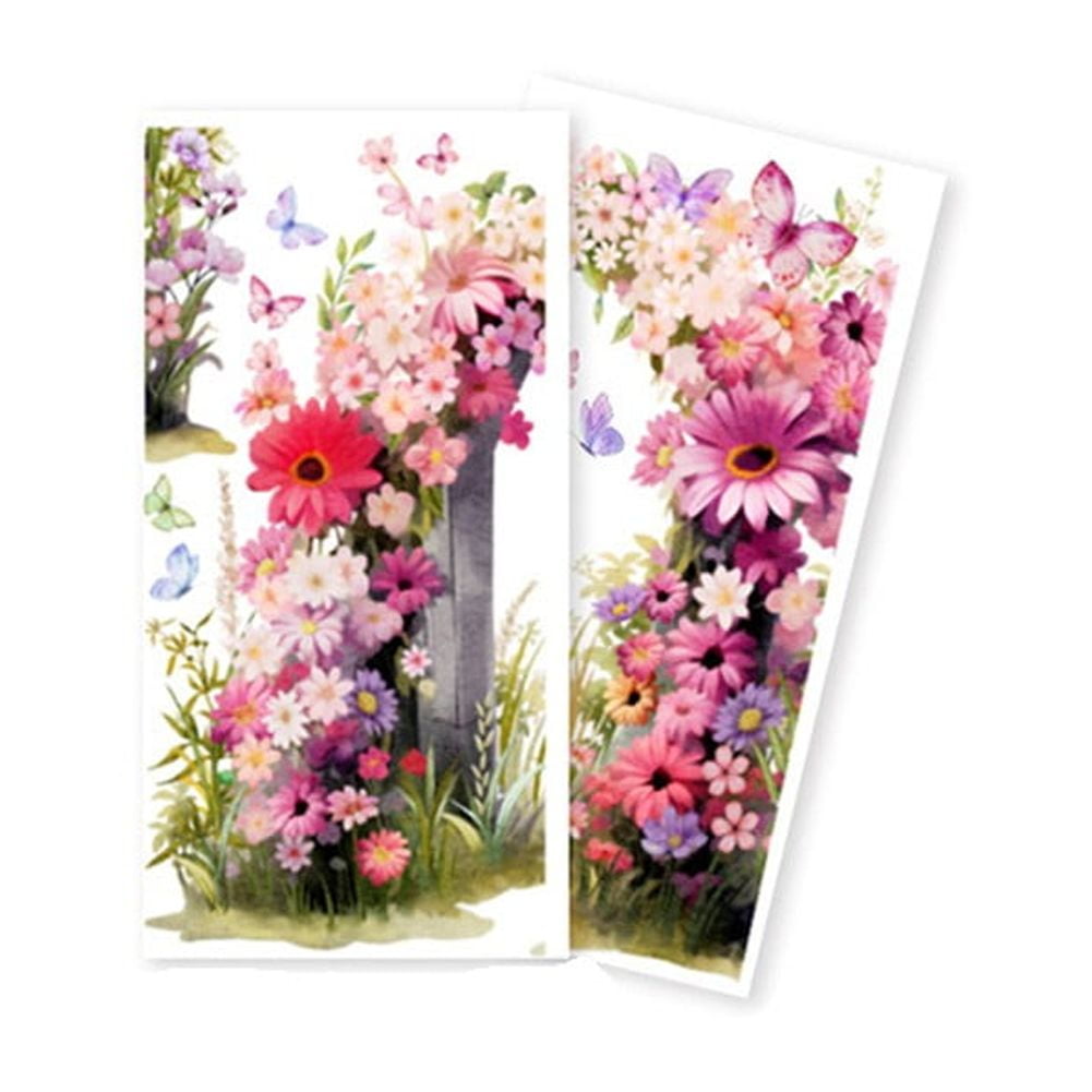 sentaili Fake Window Sills, Door Frames, Floral Butterfly Decorative ...