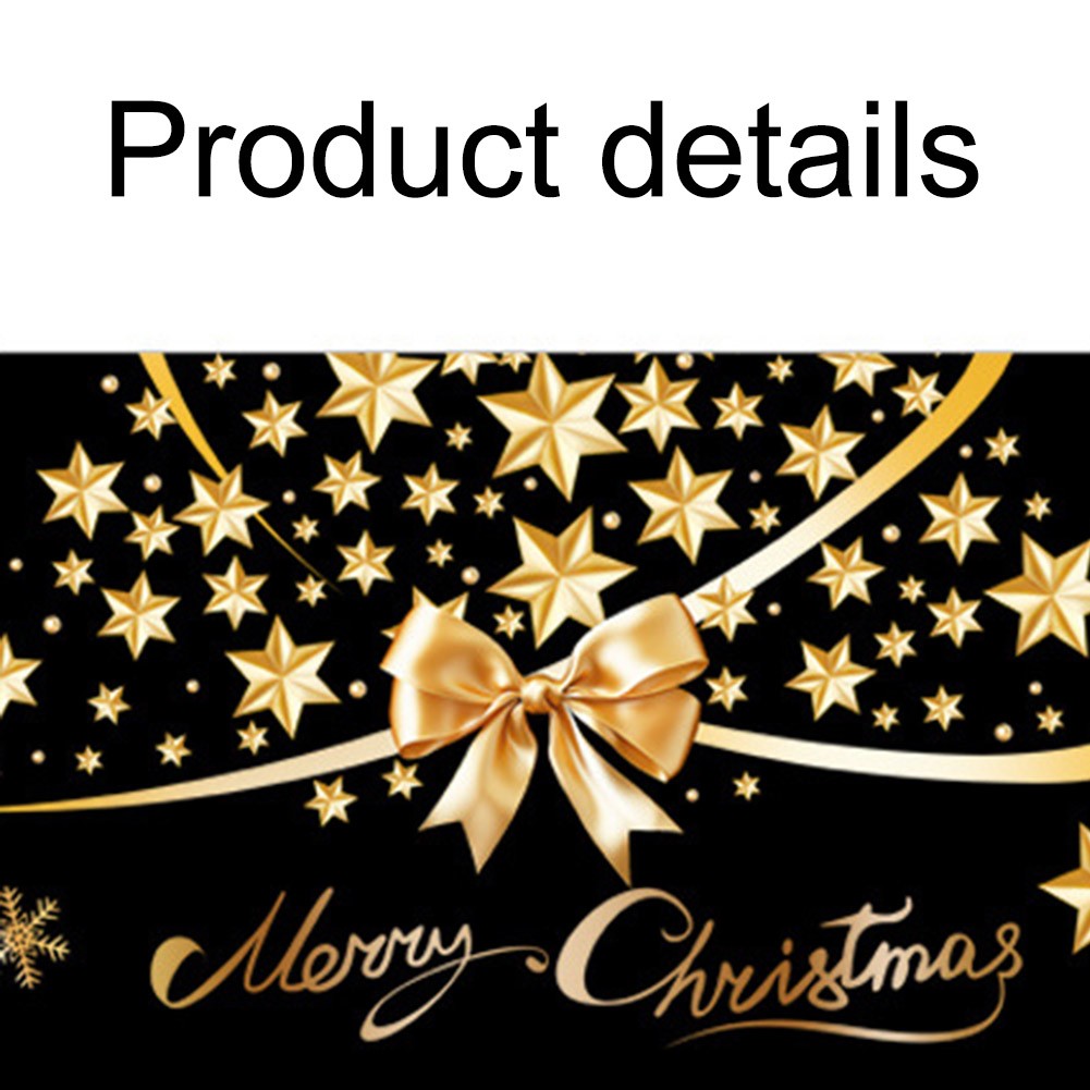 sentaili Festive Gold Star Window Stickers For A Christmas Tree Display ...