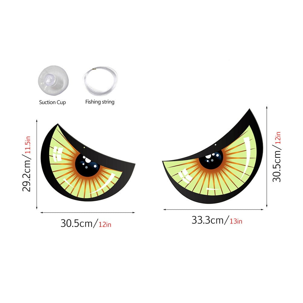 sentaili Halloween Double-Sided Luminous Eyes Hanging Holiday ...