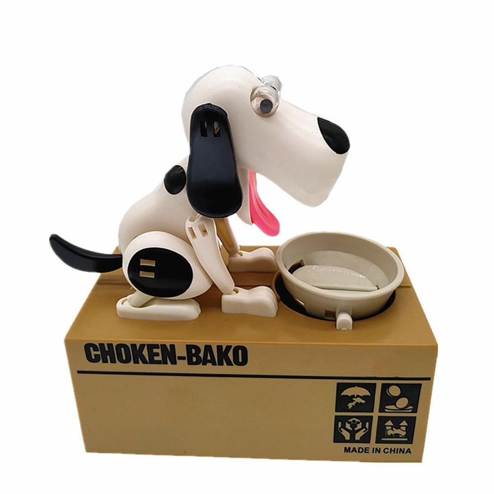 sentaili Home Decor Cartoon Robotic Dog Steal Coin Bank Electronic ...