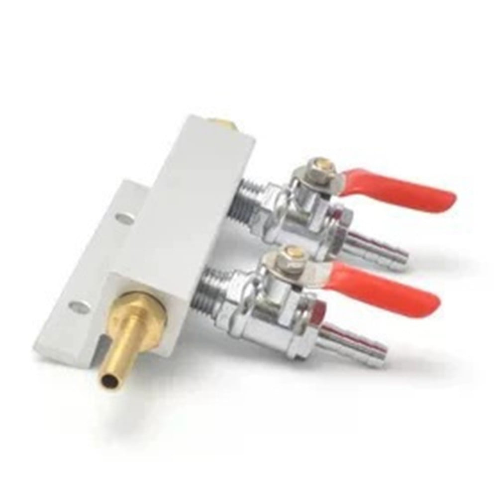 sentaili Homebrew Beer Carbon Dioxide Gas Distributor Splitter 1/4 ...