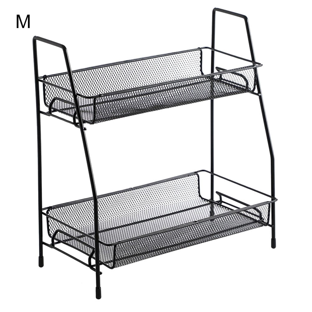 sentaili Kitchen Movable Rolling Organizer 2-Layer Rack Multi-Purpose ...