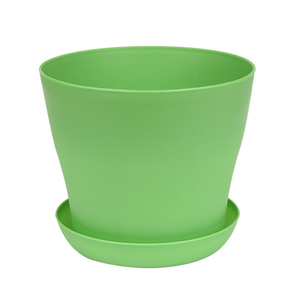 sentaili Mini Pots Floor Flower Pots Resin Plastic Flower Pot With Tray ...