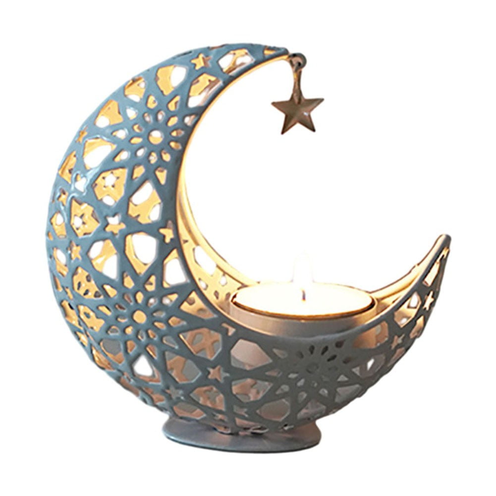 sentaili Moon Candlestick Metal Candlestick Decoration Romantic ...