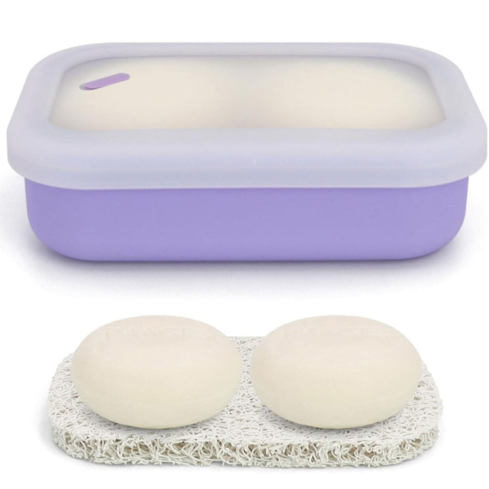 sentaili Portable Travel Soap Case With Drying Pad Solid Shampoo Bar ...