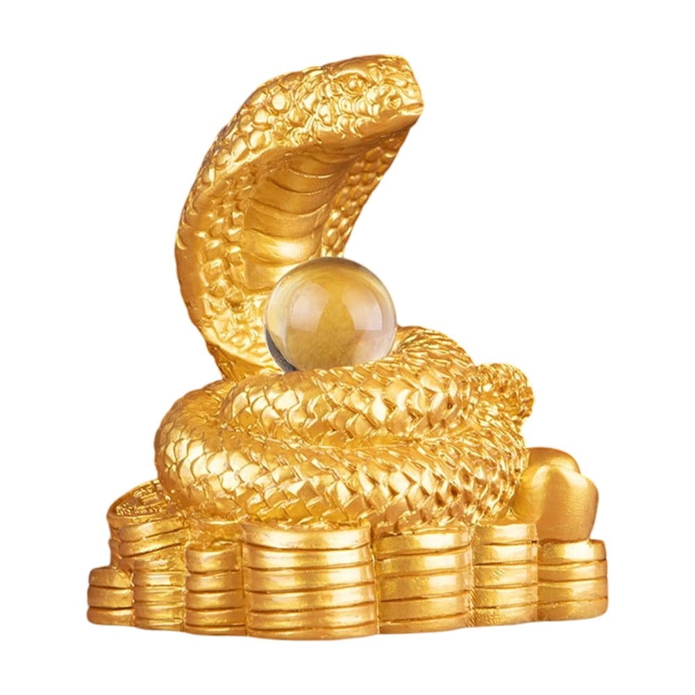 sentaili Resin Snake Ornaments Ruyi Snake Desktop Ornaments Bookcase ...
