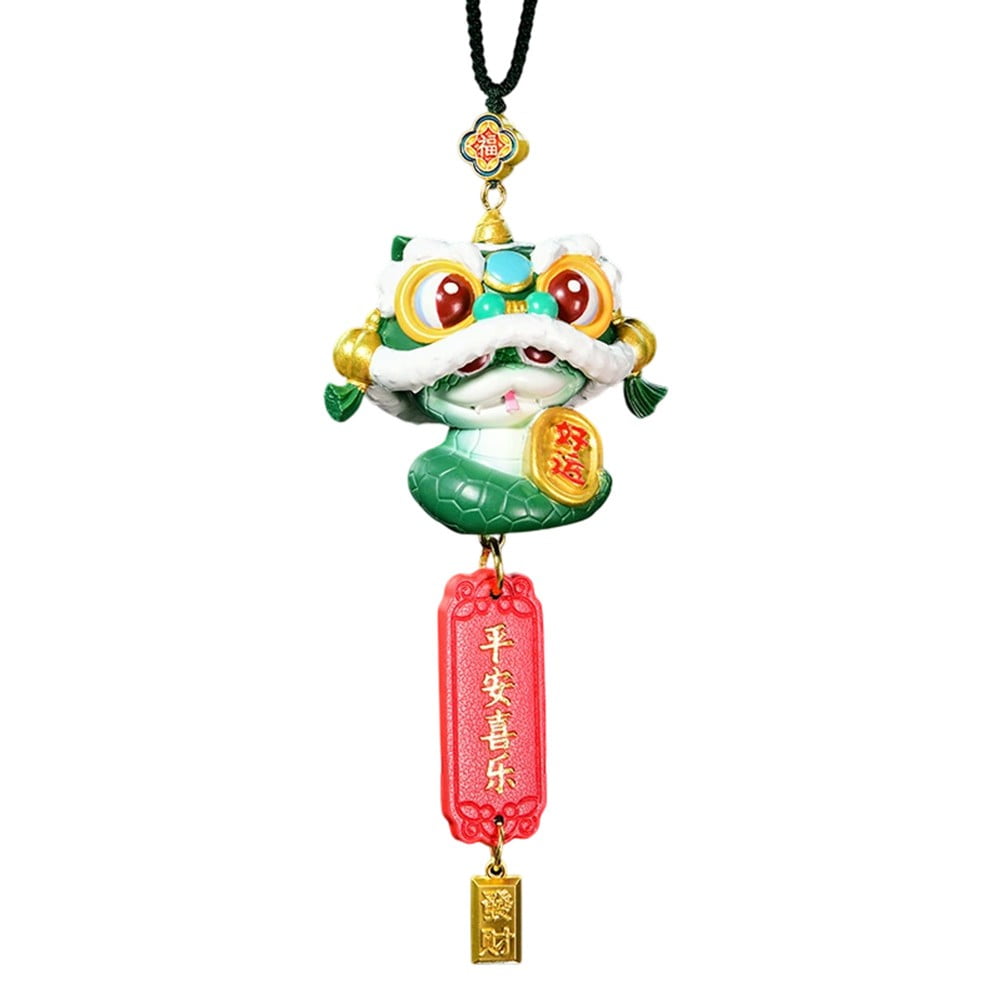 sentaili Resin Year Of The Snake Blessing Mascot Pendant Car Decoration ...