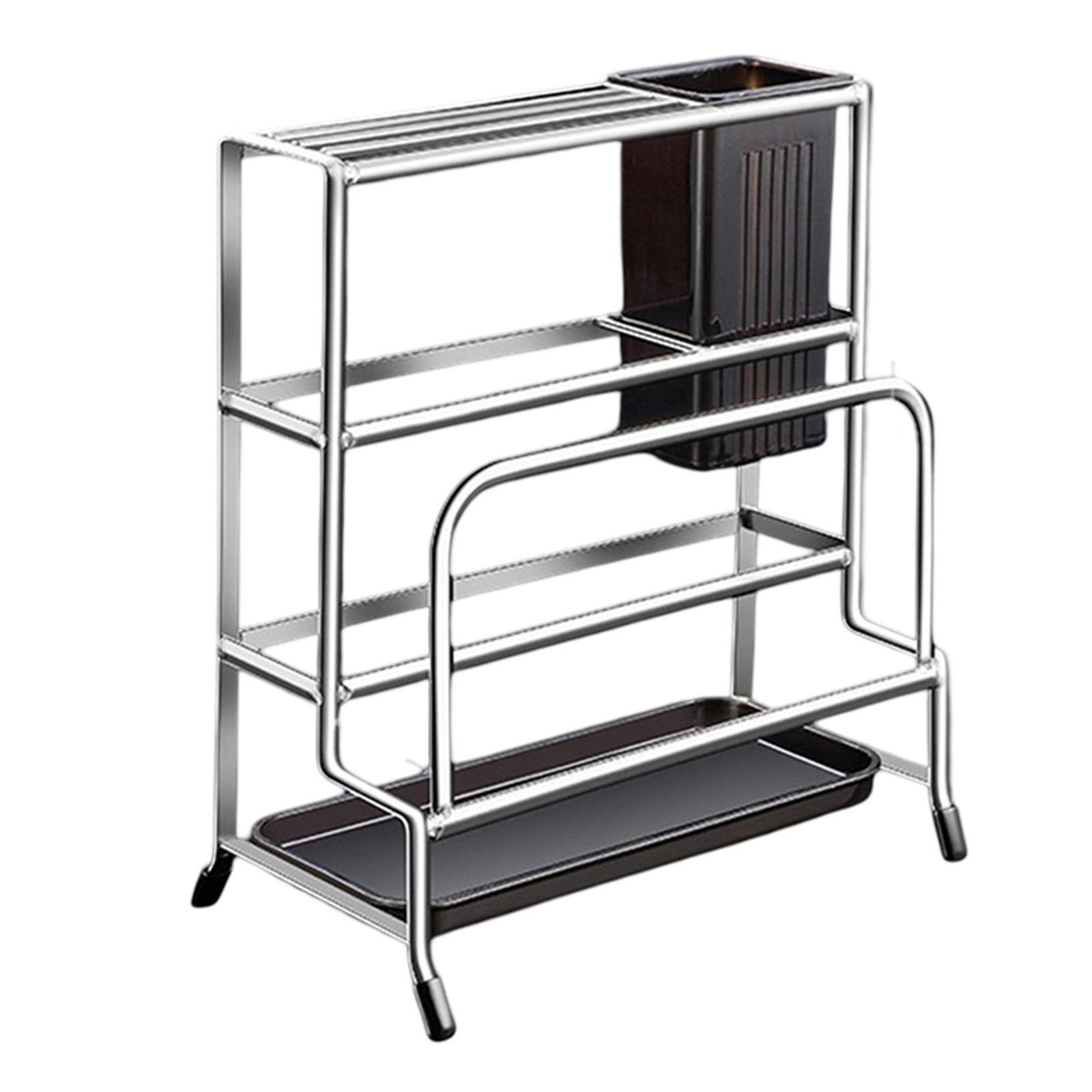 sentaili Space-Saving Stainless Steel Cutting Board Holder Storage Rack ...