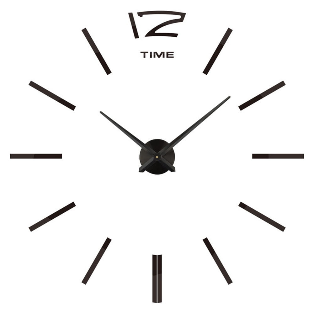 sentaili Wall Clock : Sleek Clock, 130*130 Cm, Black Color - Walmart.com