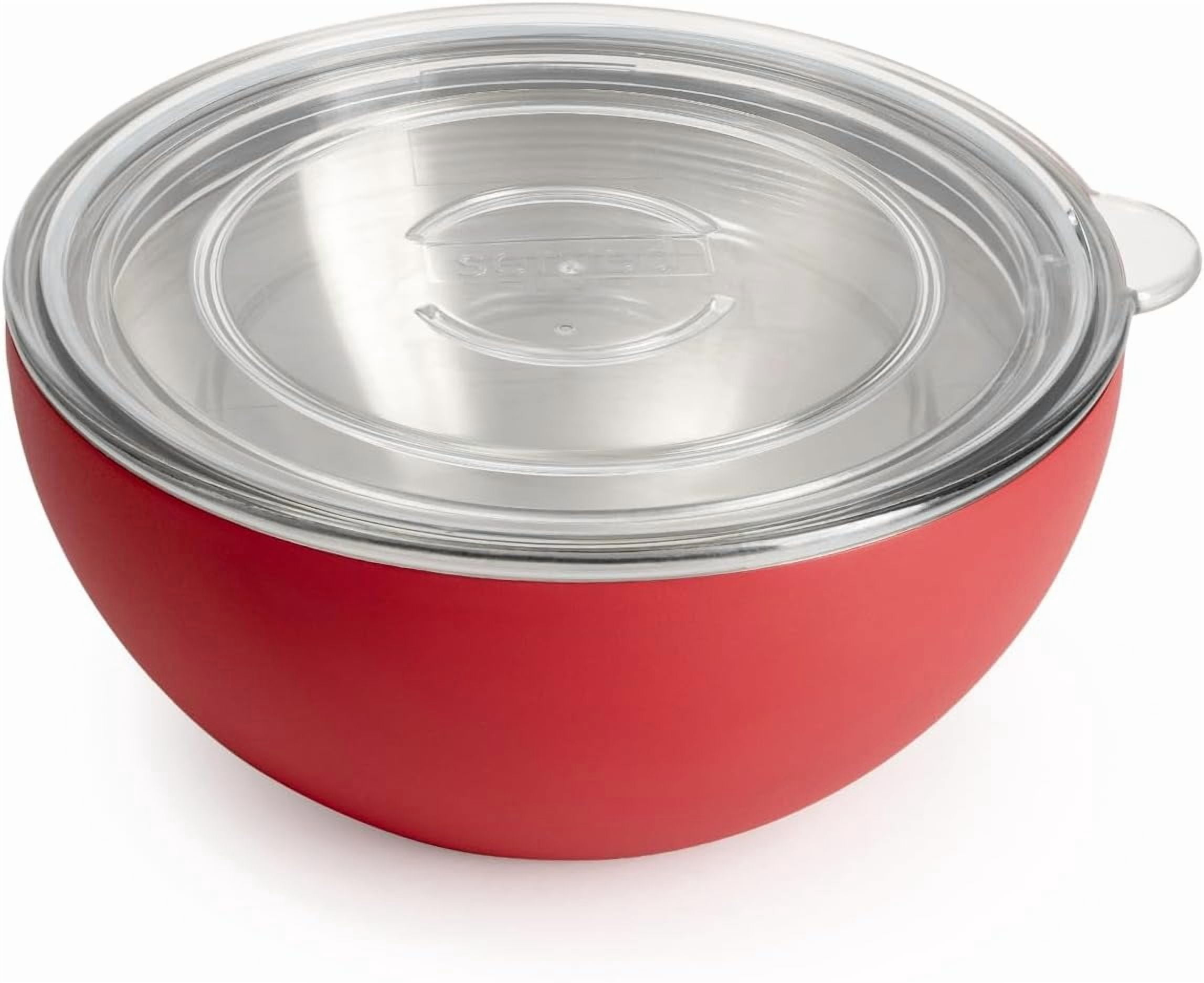 served Small Insulated Serving Bowl for hot and cold food with double ...
