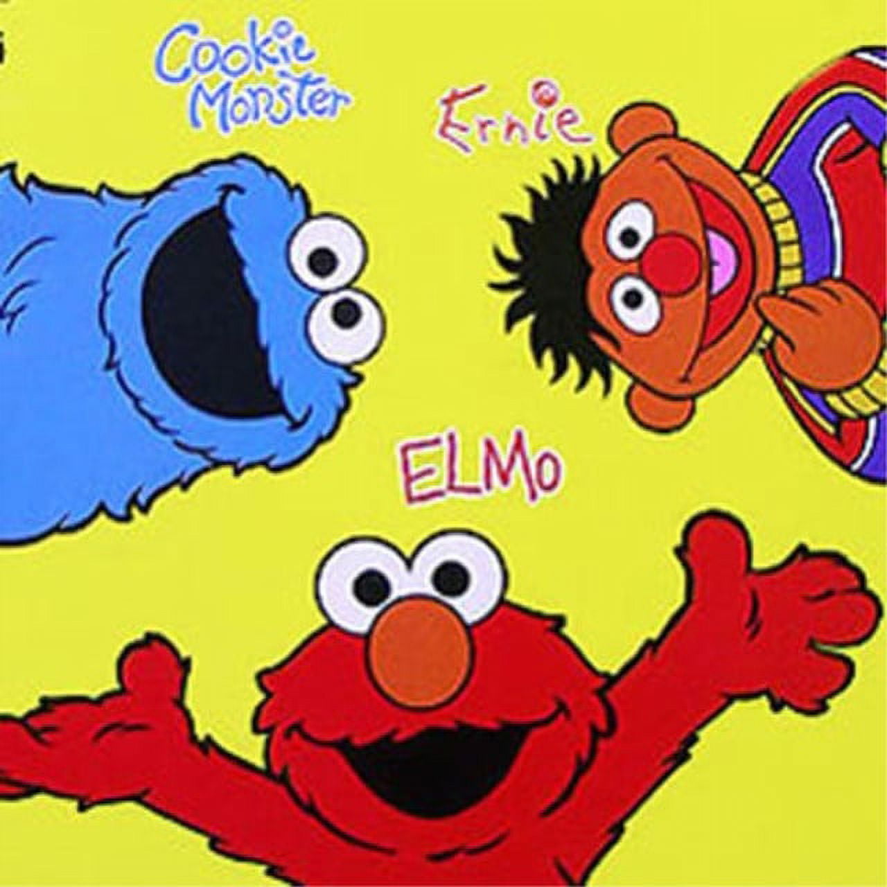 Sesame Street Elmo & Friends 48''x72'' Licensed - Super Soft, Anti-Slip ...
