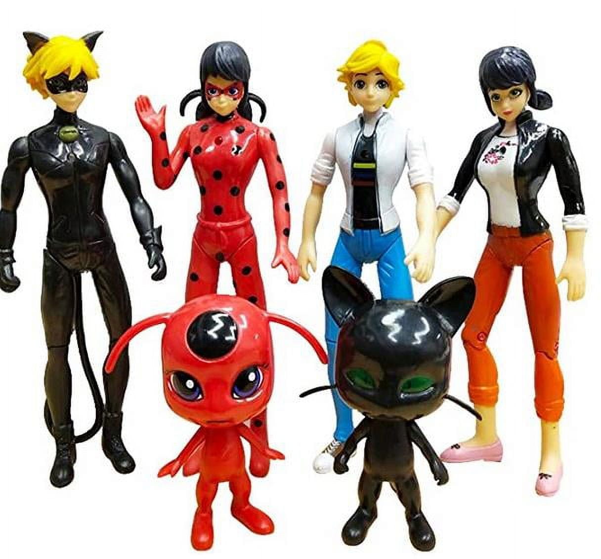set 6 Miraculous Ladybug Designs Lighted Magic Ladybug Girl with Super ...