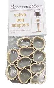 (set of 10) Votive Peg Adapter - Walmart.com