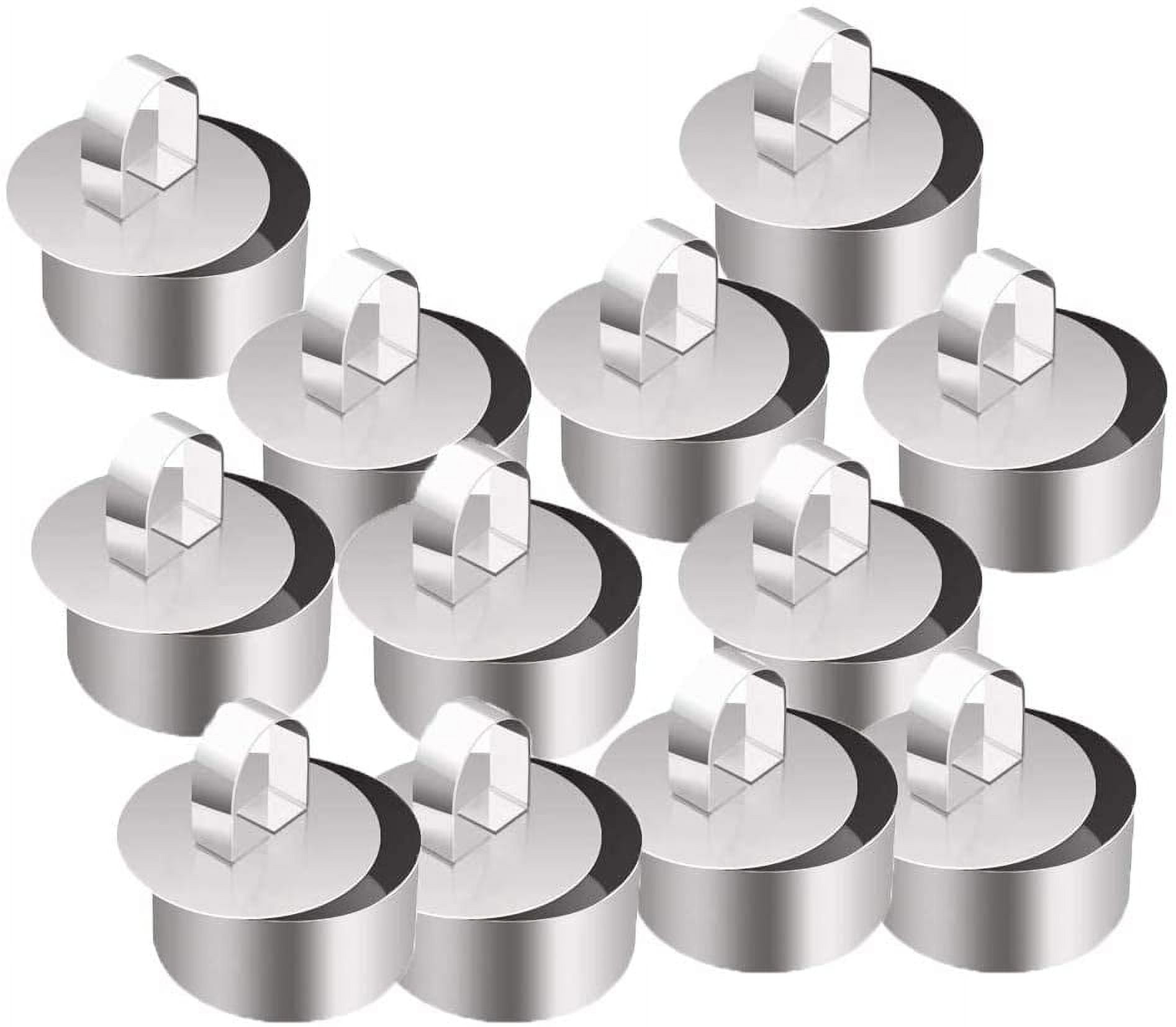 set of 12 cake rings, foam cake molds and pastry rings, pastry rings ...