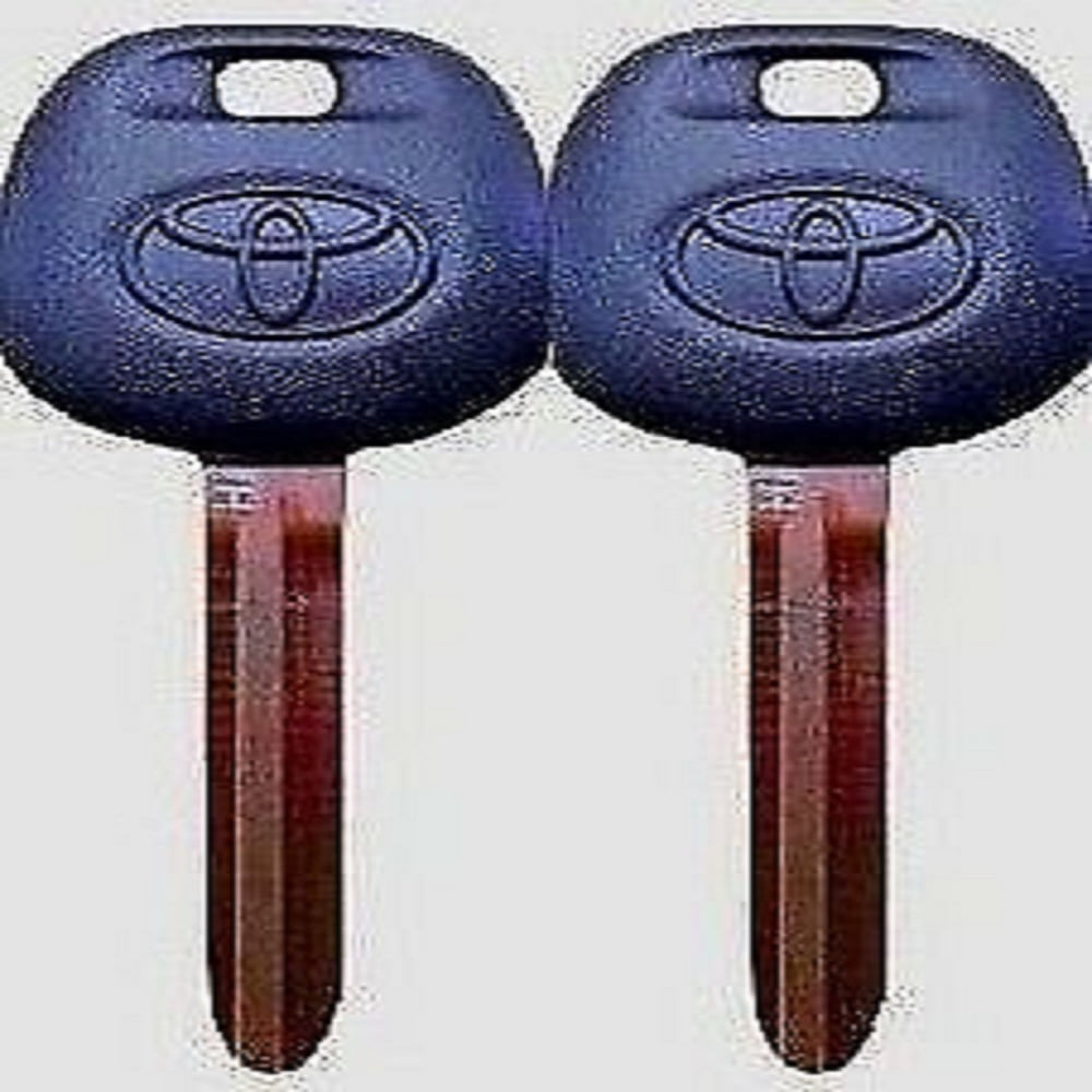 set of 2 Toyota TOY44H Transponder Master Key H Chip 2014-2018 VLS ...