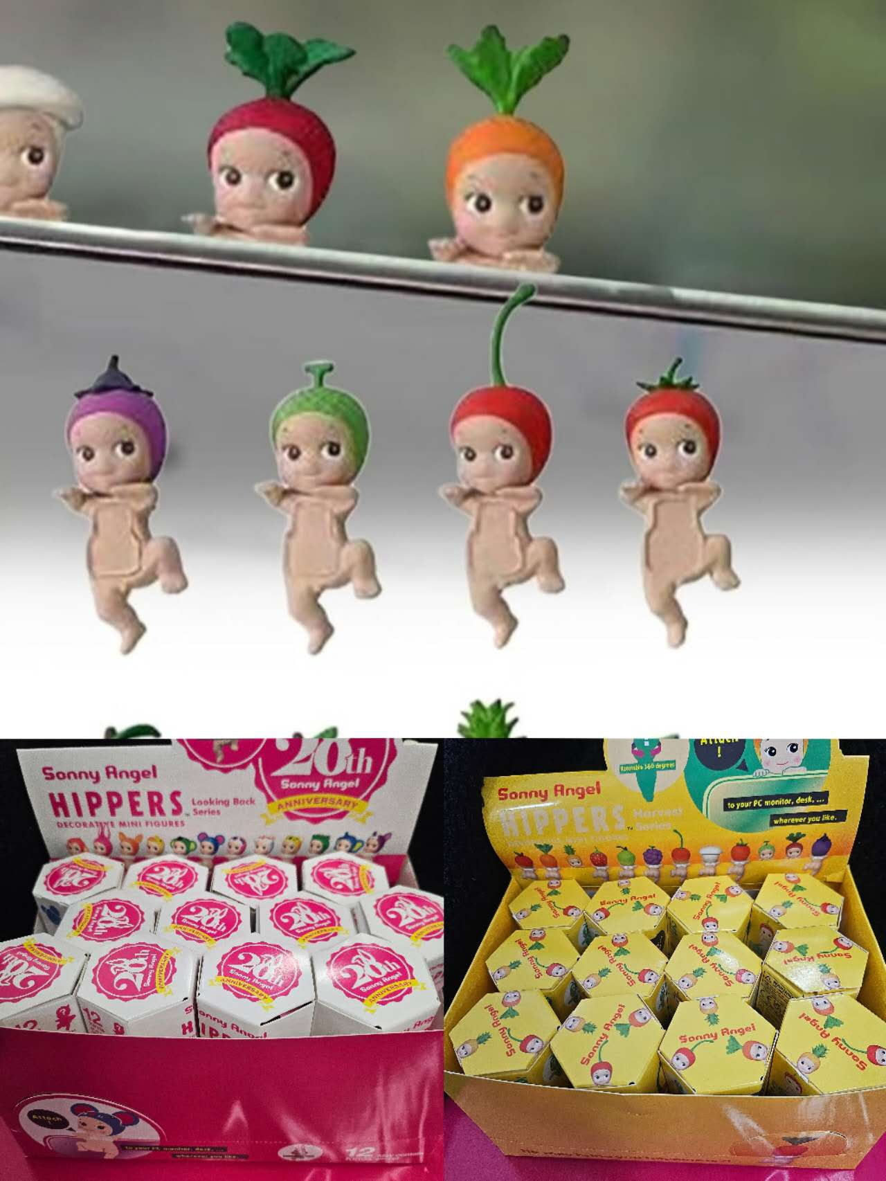 set of 3 x blind box Cute Angel Box Back to Angel Car Fashion stickers ...