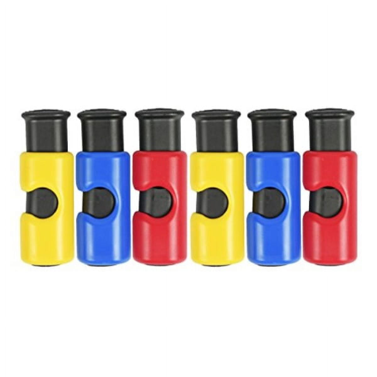 set of 6 blake & croft bread bag clips - cinch non-slip grip easy ...
