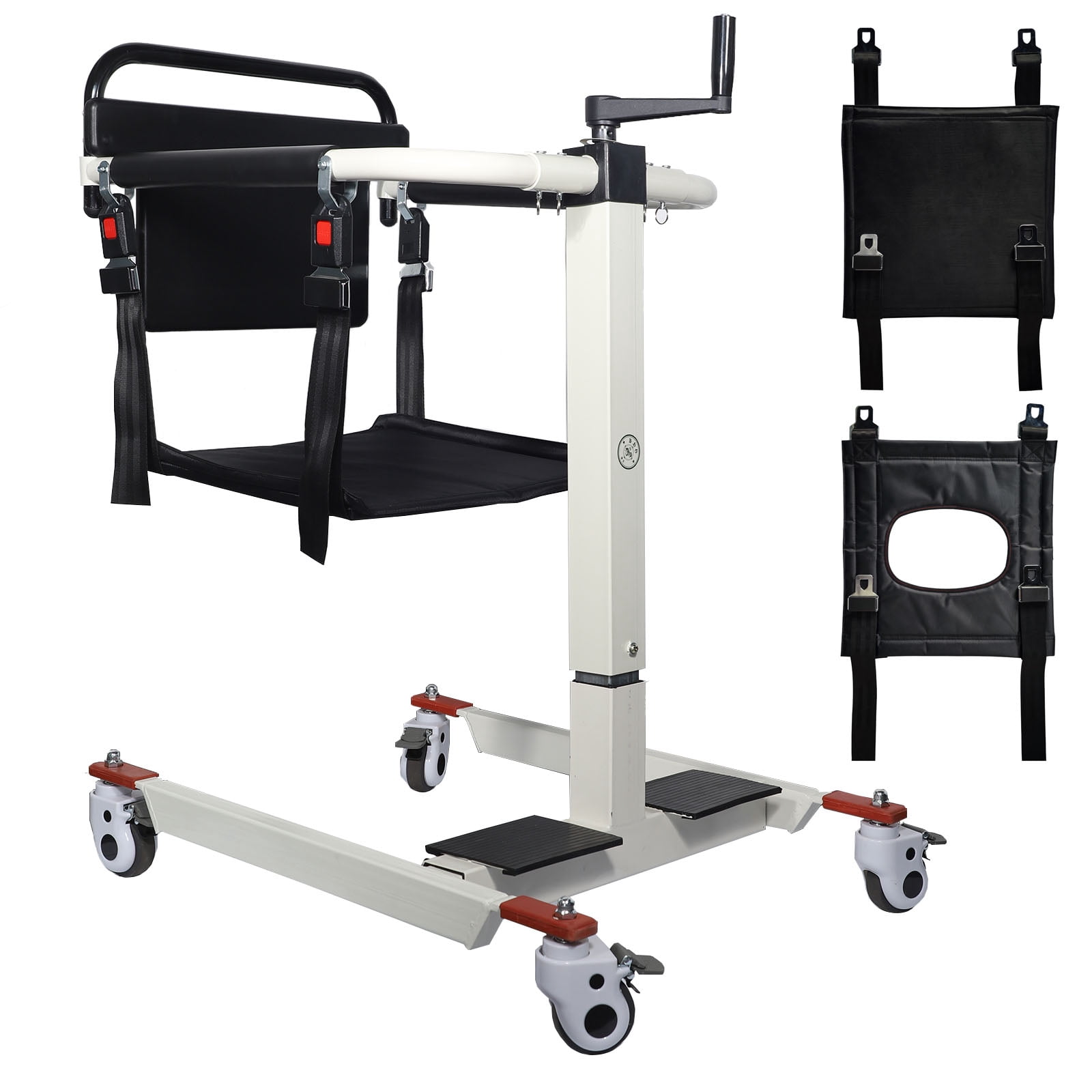 seveni Patient Lift Transfer Chair, Portable & Height Adjustable, Easy ...