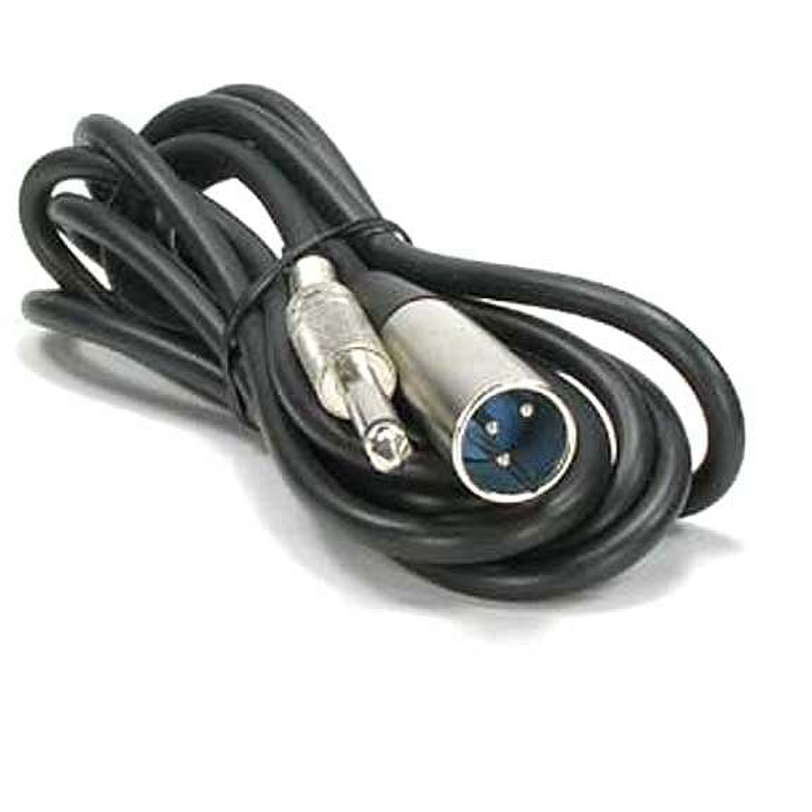 sf cable, 25ft xlr 3p male to 1/4"mono microphone cable - Walmart.com