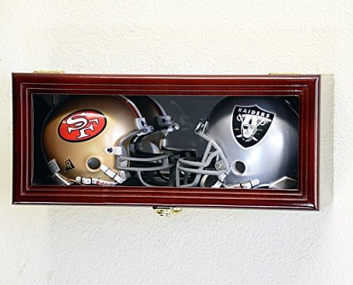 sfDisplay.com,LLC. 2 Mini Helmet Display Case Cabinet Holder Rack w/98% ...