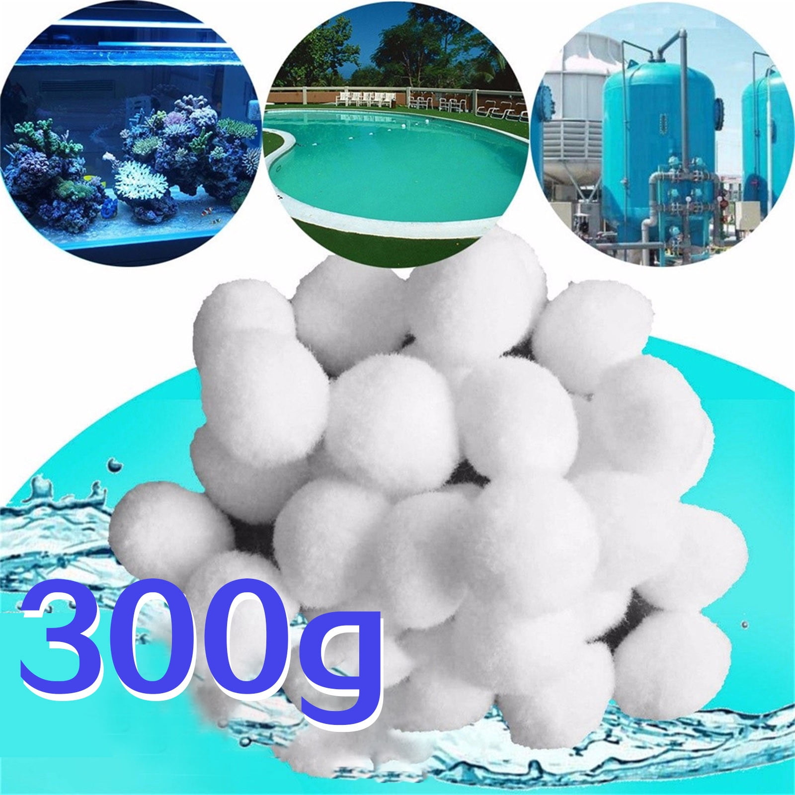sgcylowq 300g Pool Filter Ball,Eco-Friendly Filter Balls - Reuseable ...