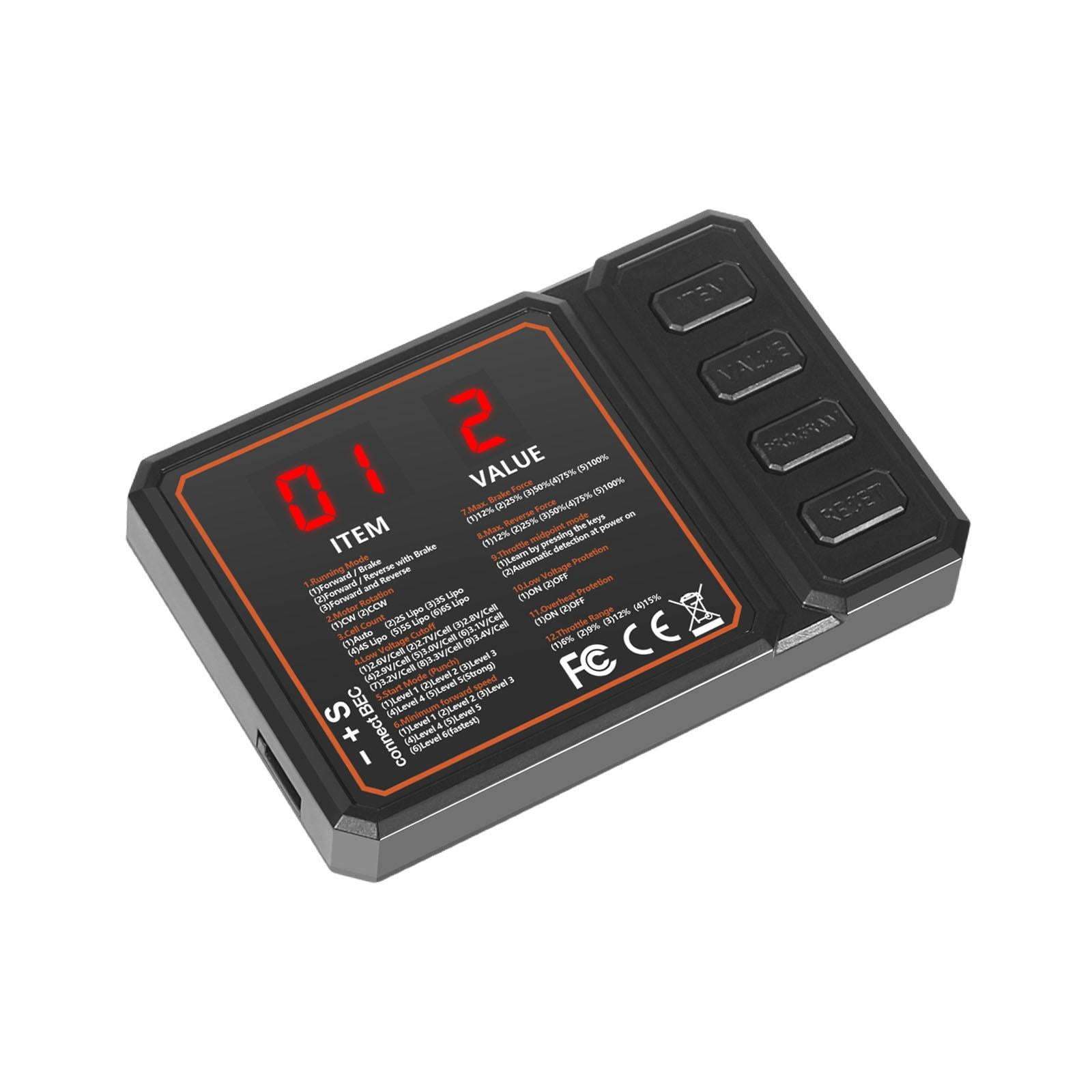 shamjina 1/10 RC Car ESC DIY Modified Truck Motor Electric Speed ...