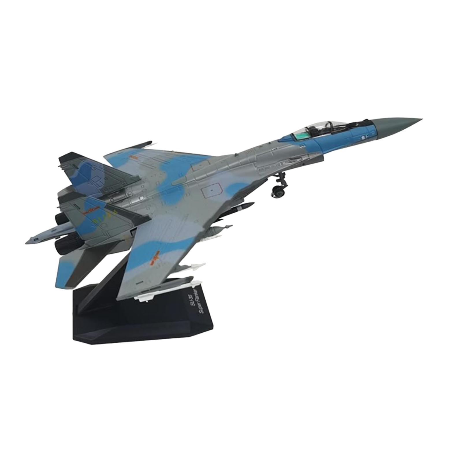 shamjina 1/100 Scale Fighter Plane Model Simulation Display Alloy ...