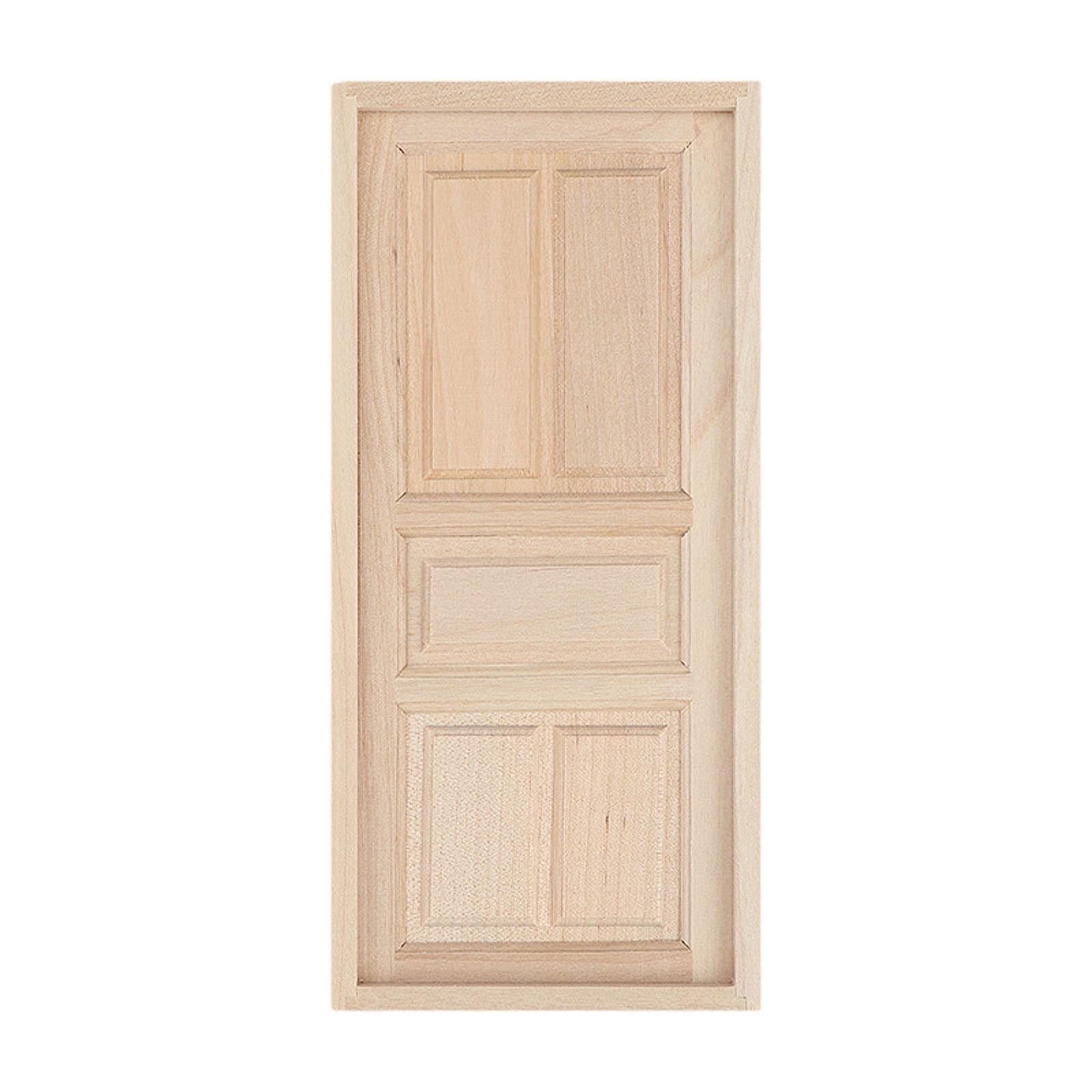 shamjina 1:12 Scale Dollhouse Door ed Wooden Door for Living Room DIY ...