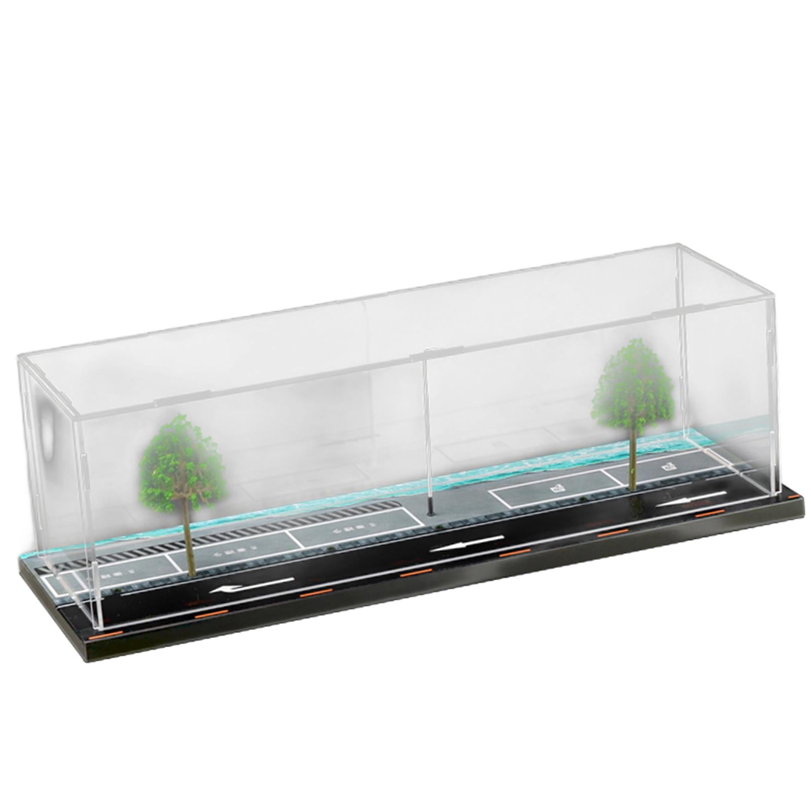 shamjina 1:64 Scale Model Car Display Case Car Garage Display Case for ...