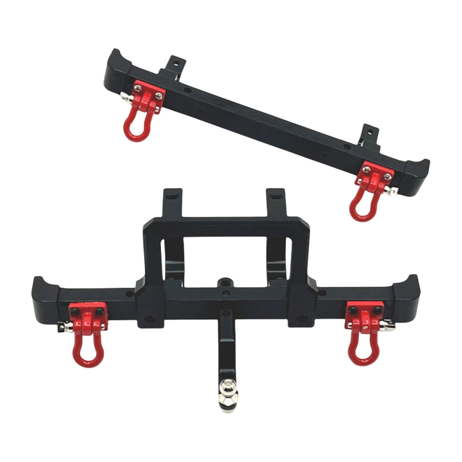 shamjina 2 Pieces 1/12 RC Front Rear Bumper Upgrade Part for MN82 LC79 ...