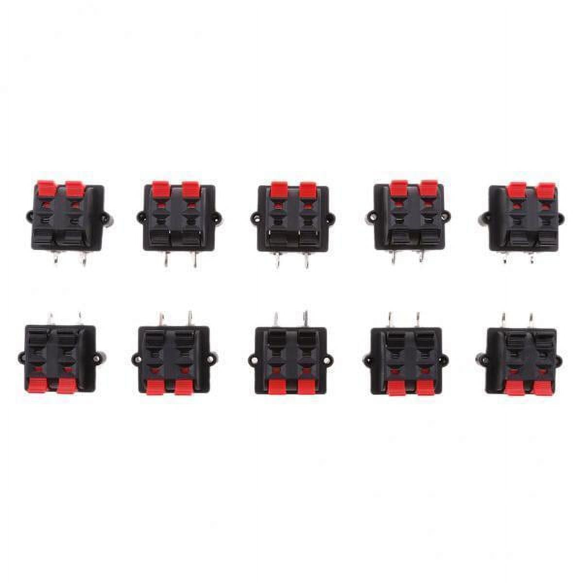 shamjina 2X Push Release Connector Plate Stereo Speaker Terminal 4 ...