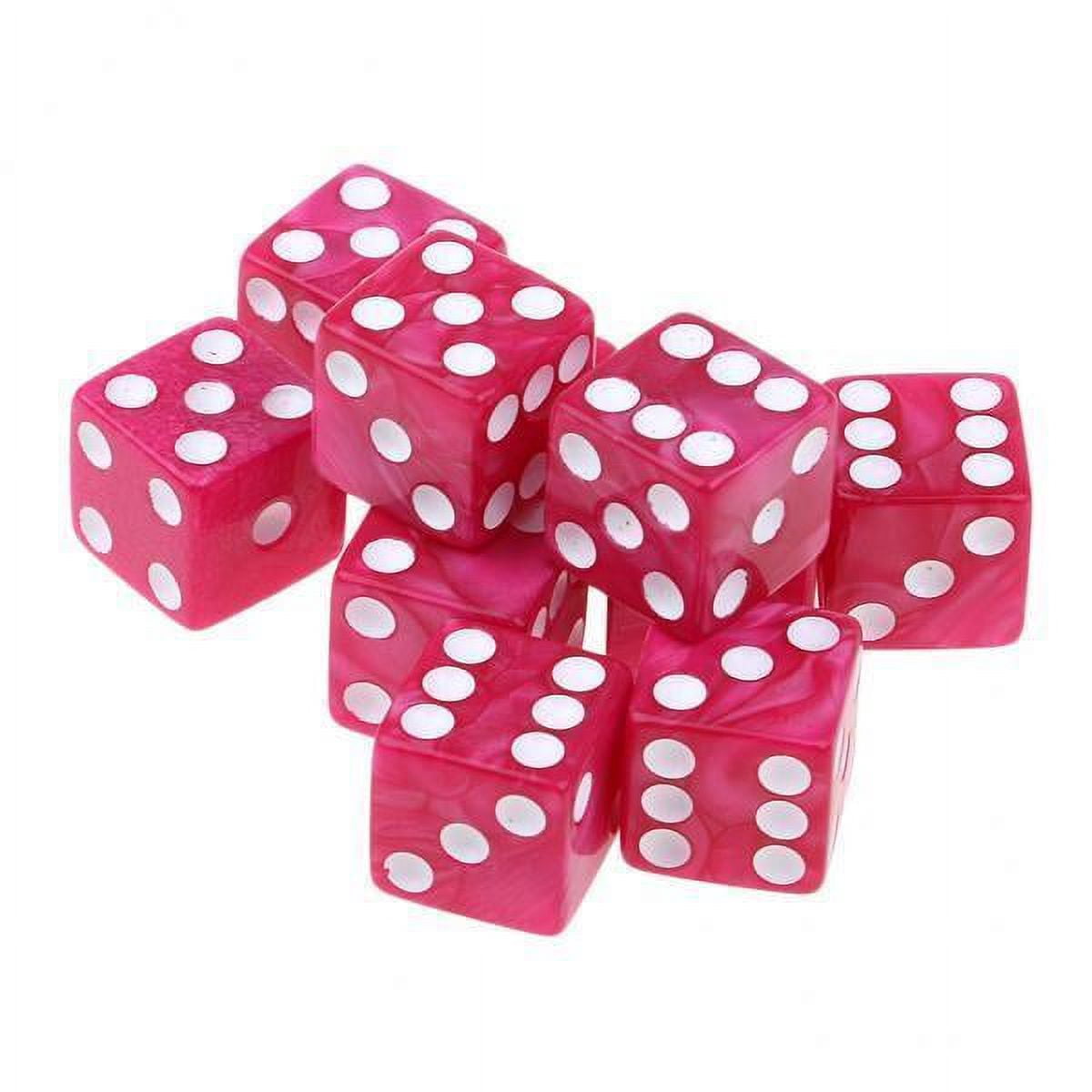 shamjina 2x10Piece Six Sided D6 Dice Square Dotted for And Dragons Toys ...