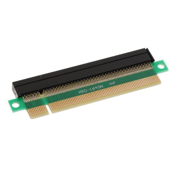 shamjina 2xRiser PCI-E X16 Male to PCIE 16x Female Riser Card Expansion ...