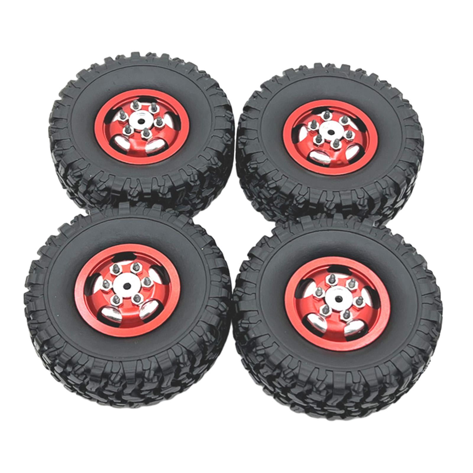 shamjina 4Pcs RC Wheels and Tires RC Crawler Car Tires for 1/12 MN82 ...