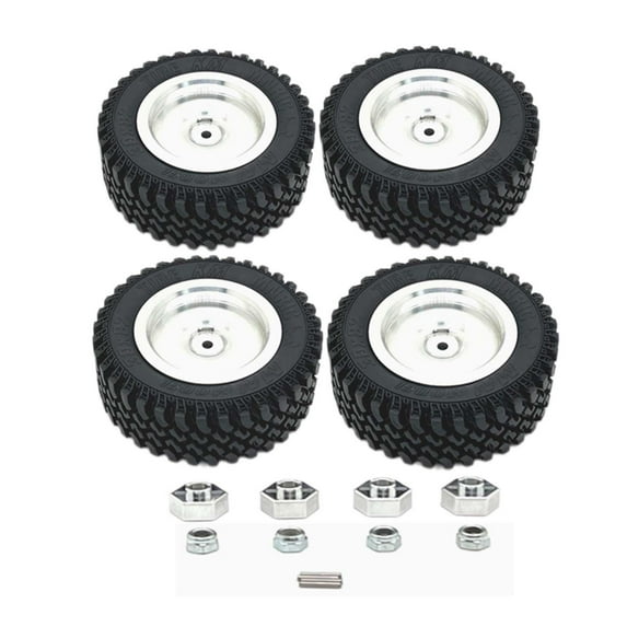 shamjina 4Pcs RC Wheels and Tires Replace for 1/12 MN168 RC Car Model ...