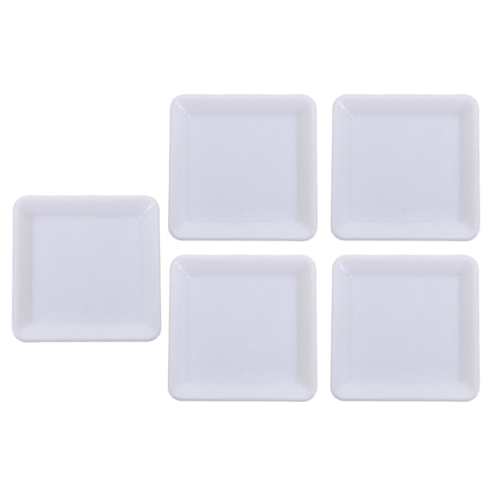 shamjina 5 Pieces 1:12 Dollhouse Miniature Dish Tray Micro Landscape ...