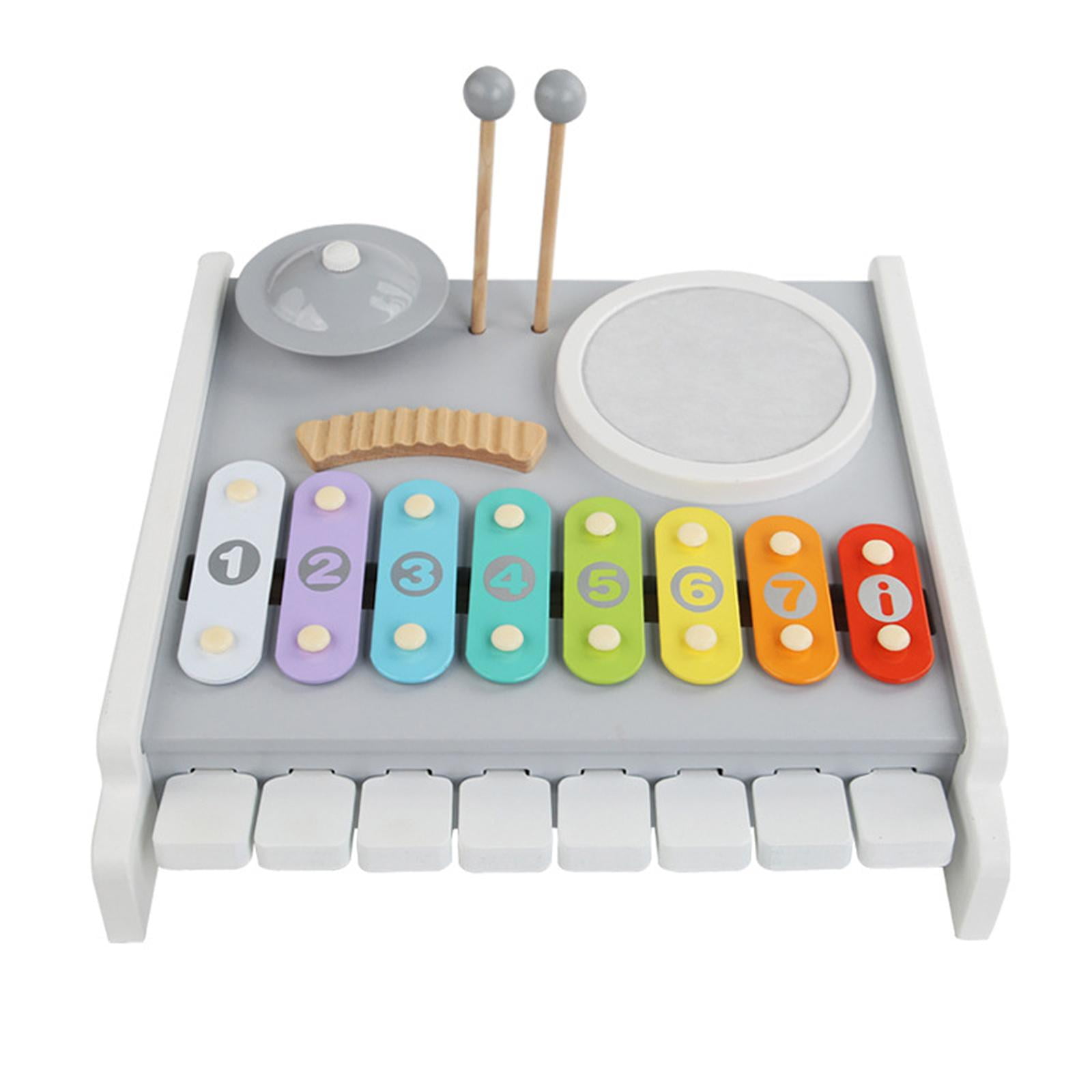 shamjina 5 in 1 Toddlers Piano Drum Music Toy Kit Multipurpose for Kids ...