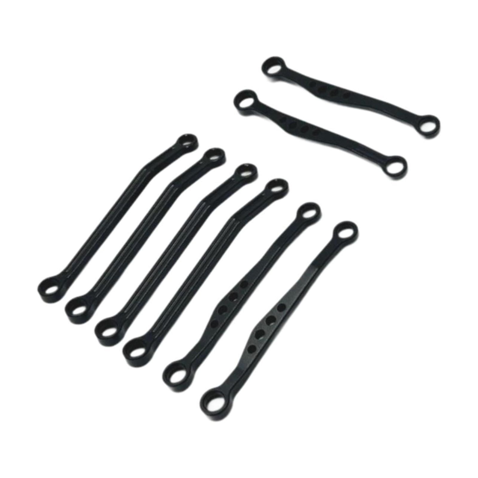 shamjina 8 Pieces Metal Rod Link Linkage Kit Replacements for 1:16 Car ...