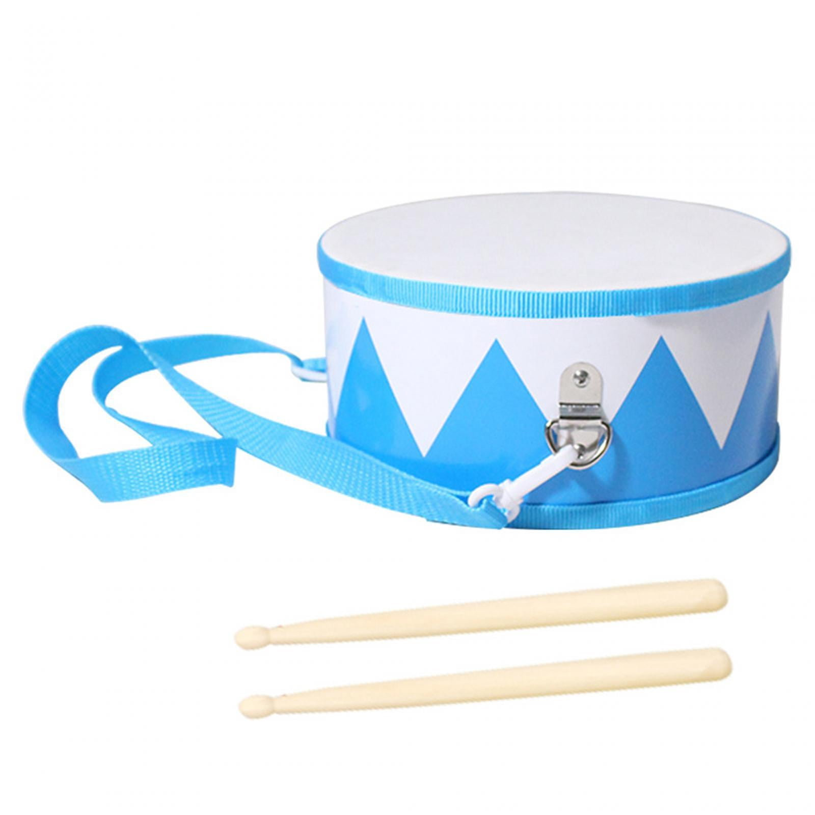 shamjina 8 inch Kids Drum Set Durable Wooden Toy Drum for Holiday Toy ...