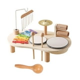 shamjina Baby Musical Toys Wooden Instrument Tambourine Xylophone Toy ...