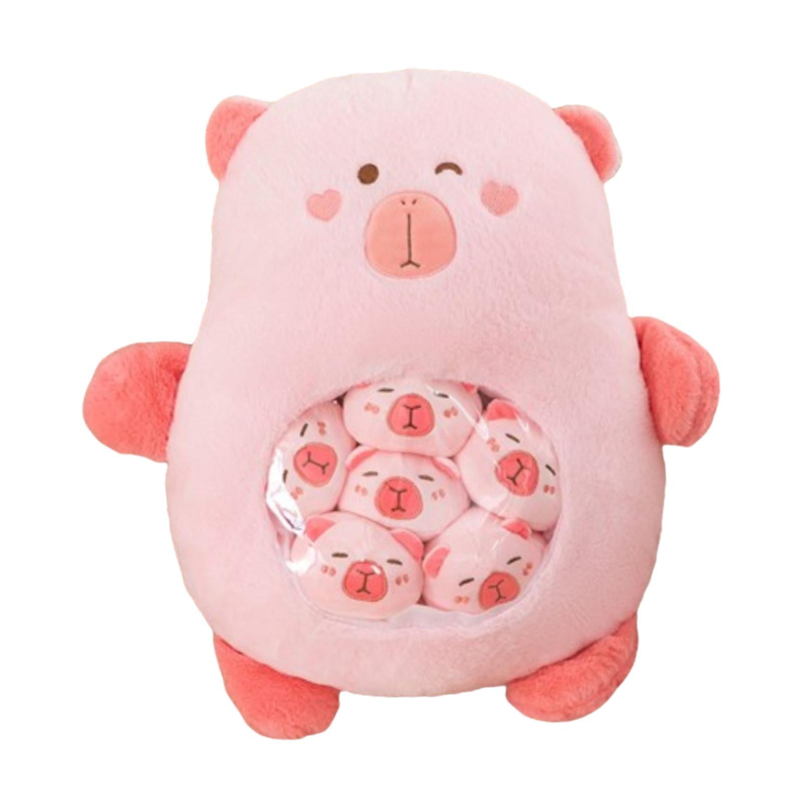 shamjina Capybara Toy Animal Snack Pillow Huggable Room Decor Removable ...