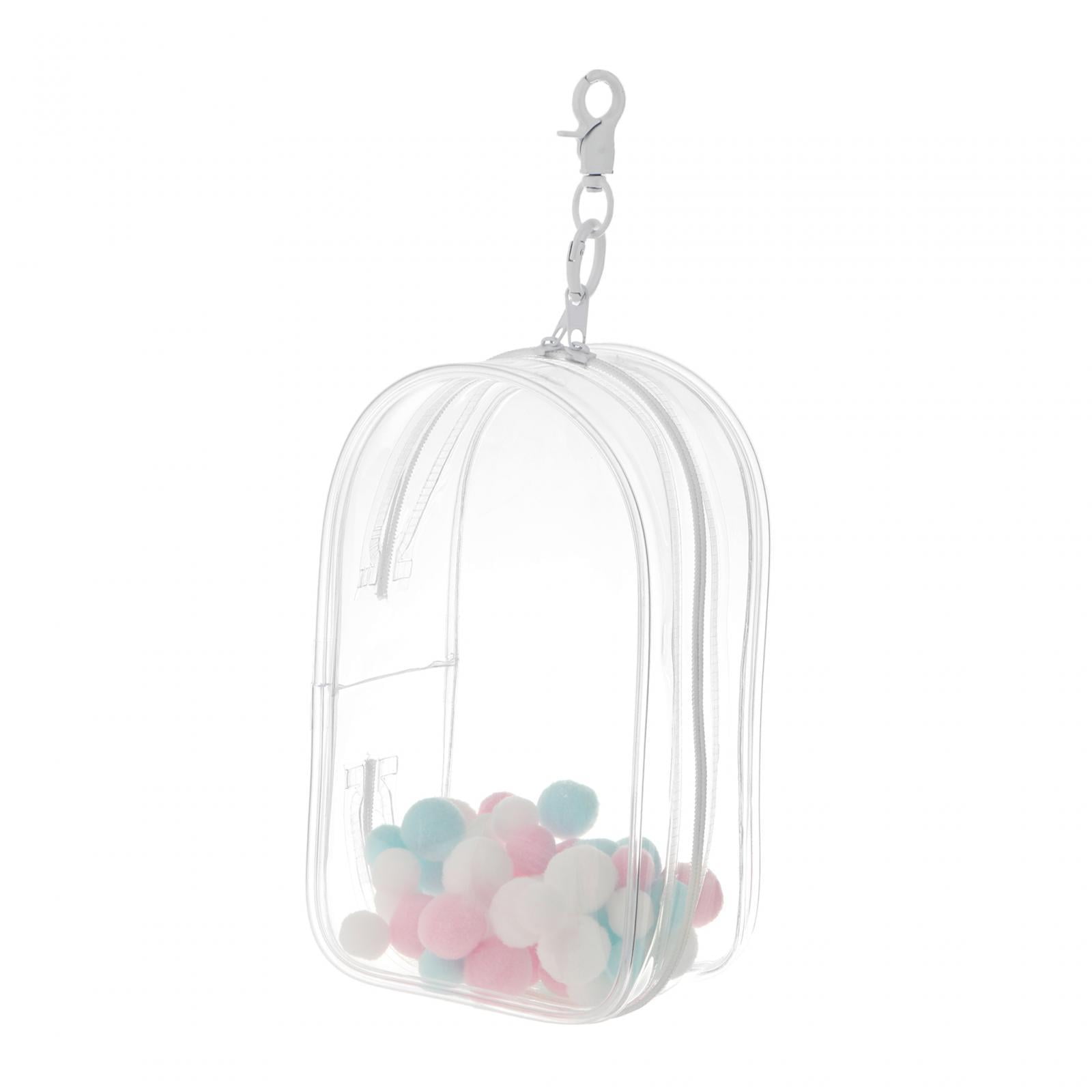 shamjina Clear Figure Display Bag with Keychain Collectibles Display ...
