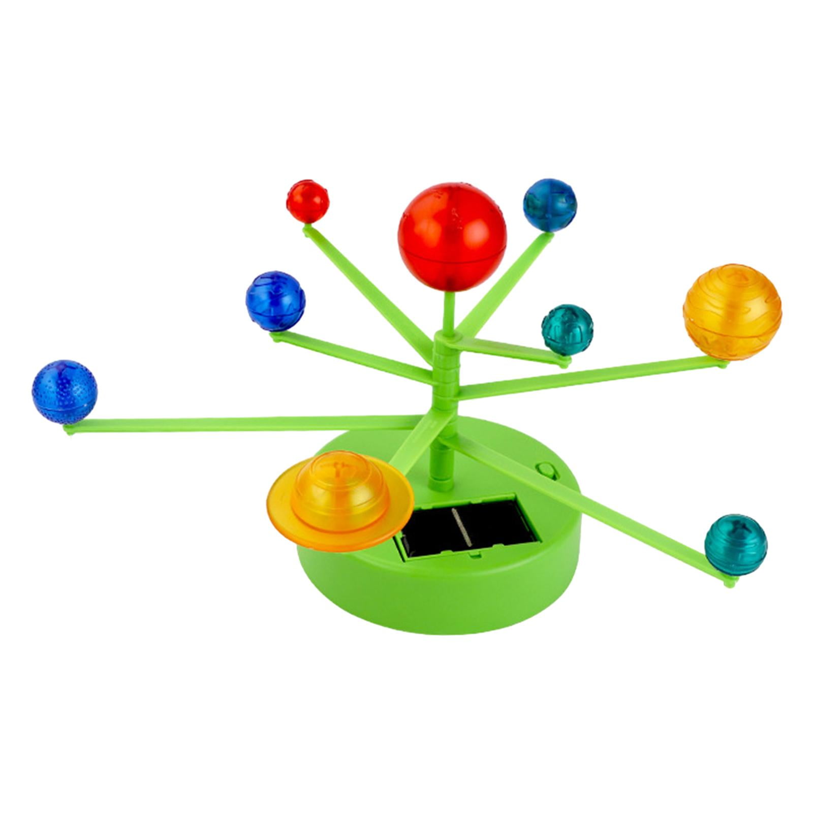 shamjina DIY Assembled Nine Planets Model Early Learning Dual Power ...