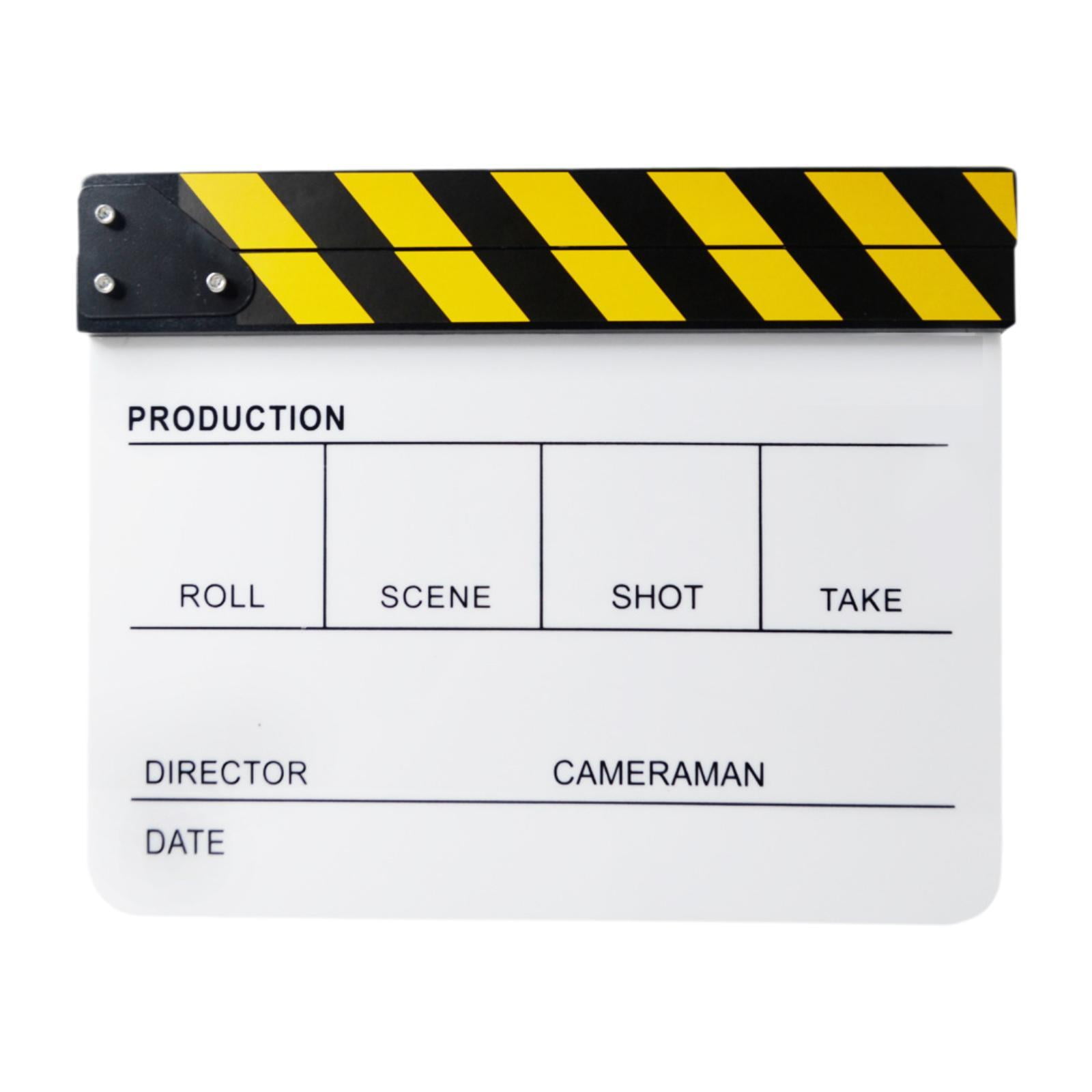 shamjina Film Movie Clapboard Acrylic Professional Cut Action Scene ...