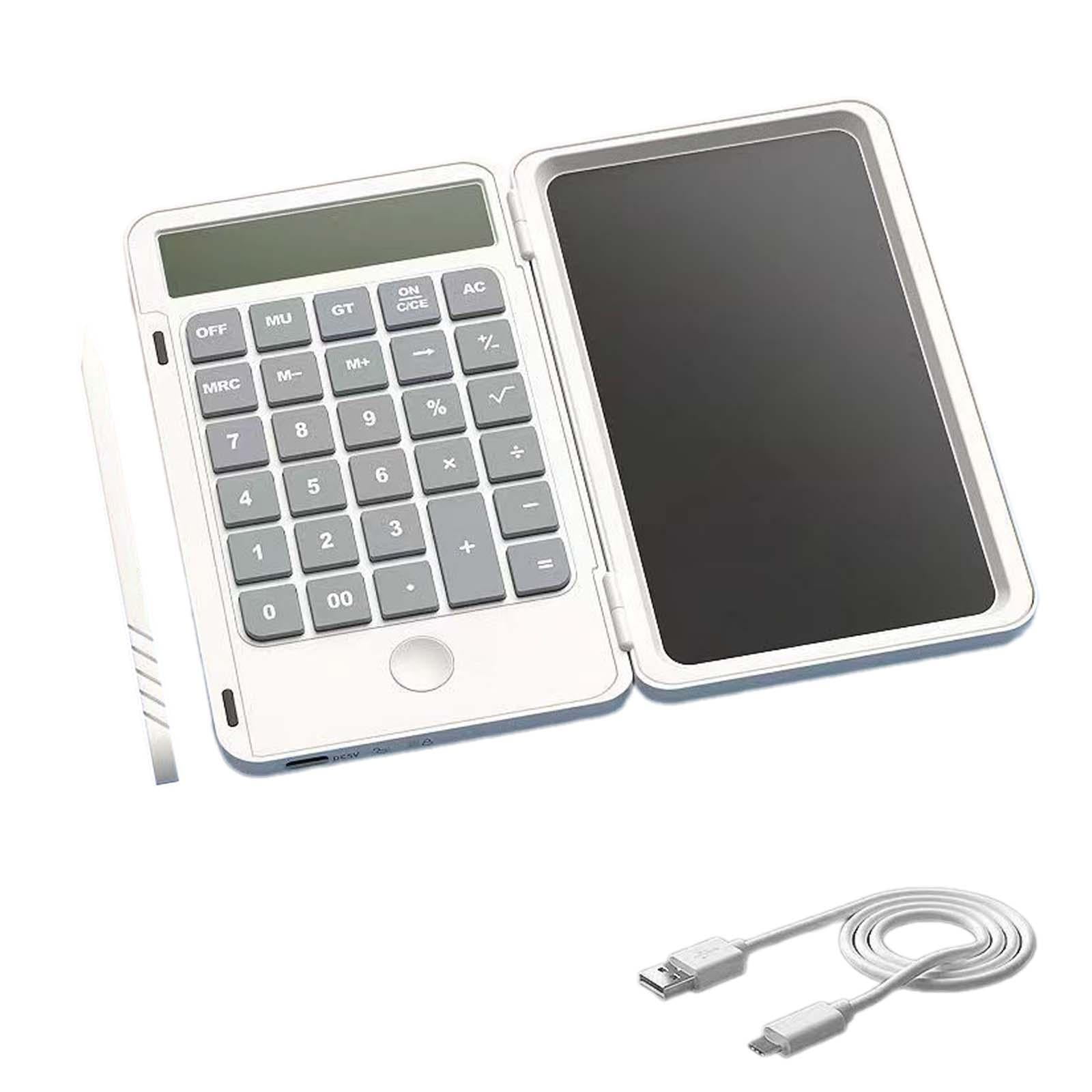 shamjina Foldable Calculator 12 Digit Desktop Calculator for Accounting ...