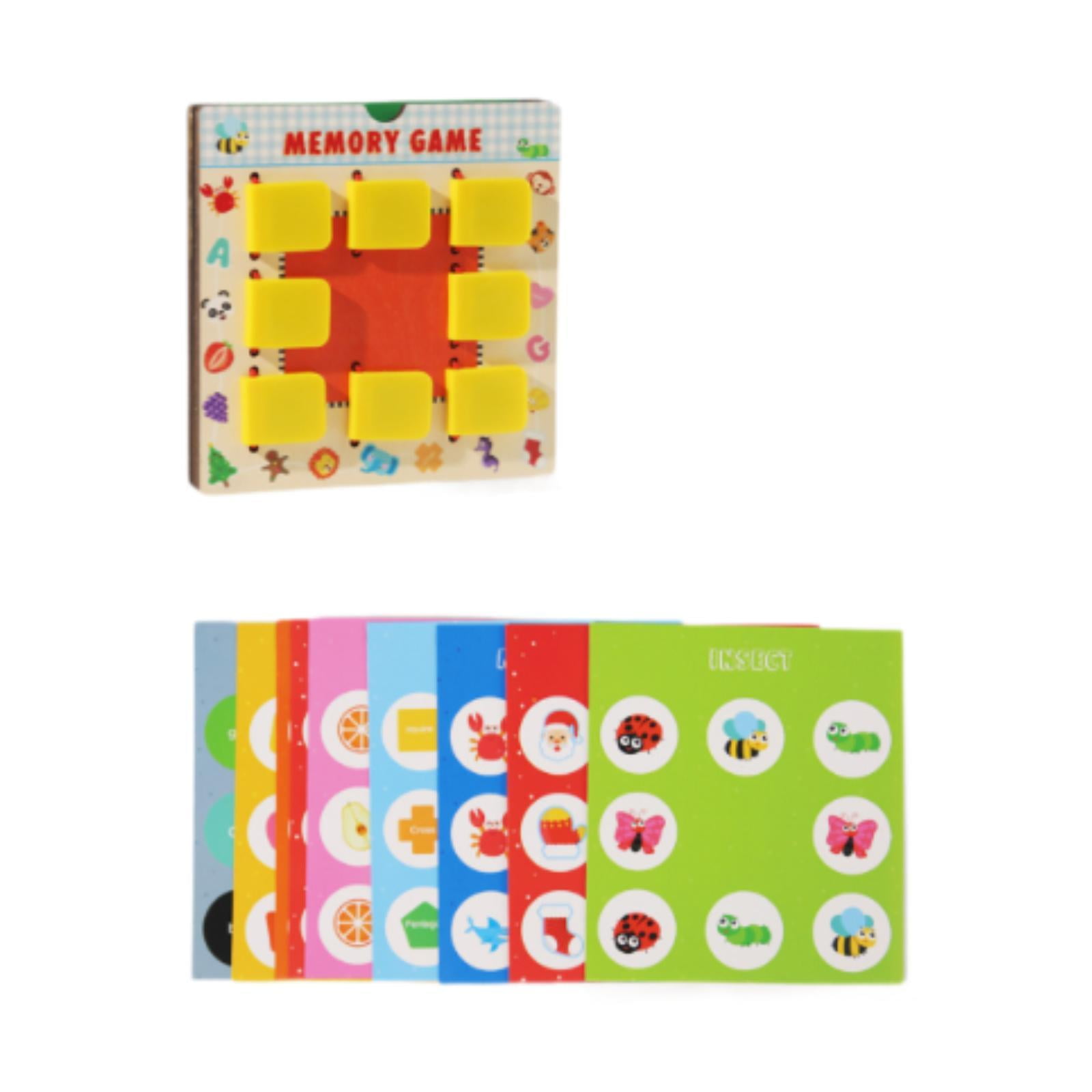 shamjina Matching Card Game Set Preschool Learning Toy for Cognitive ...