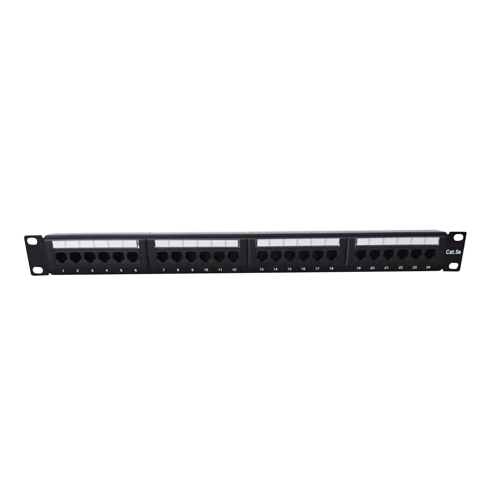shamjina Network Cable Patch Panel Steel Multifunction for Internet ...