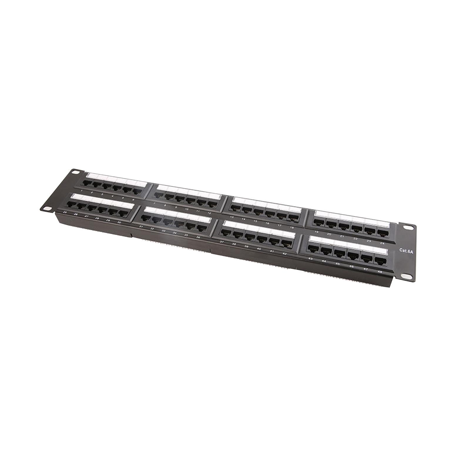 shamjina Network Cable Patch Panel Steel Multifunction for Internet ...